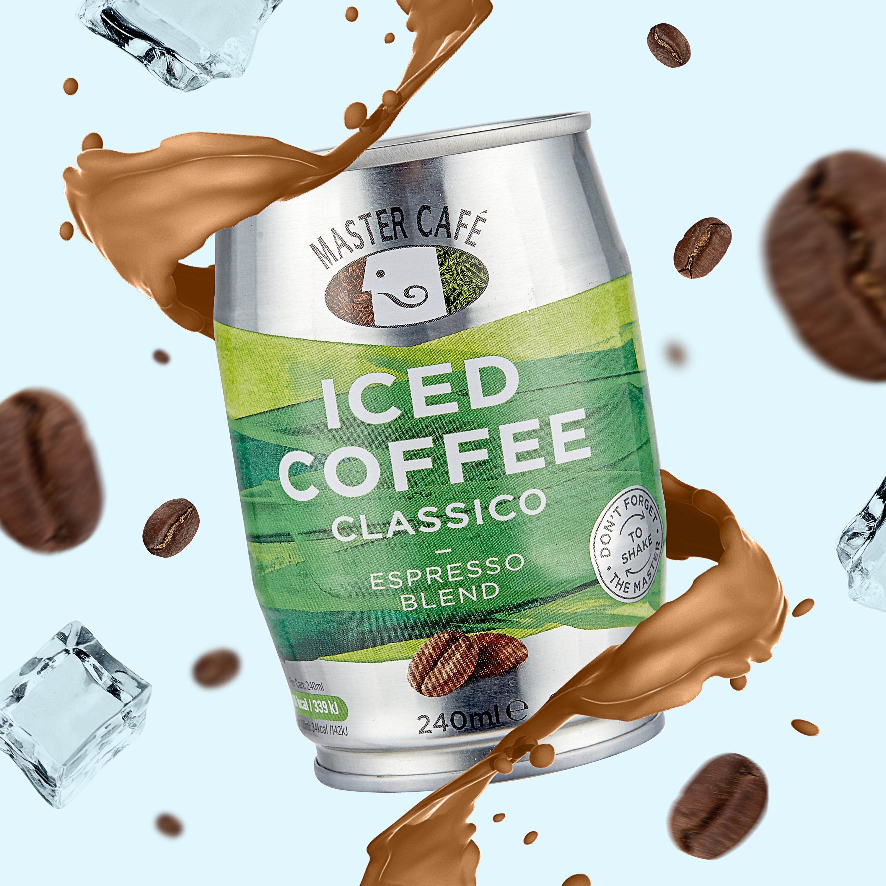 Master Café Iced Coffee in Cans, Classico 240ml – Good Food Company