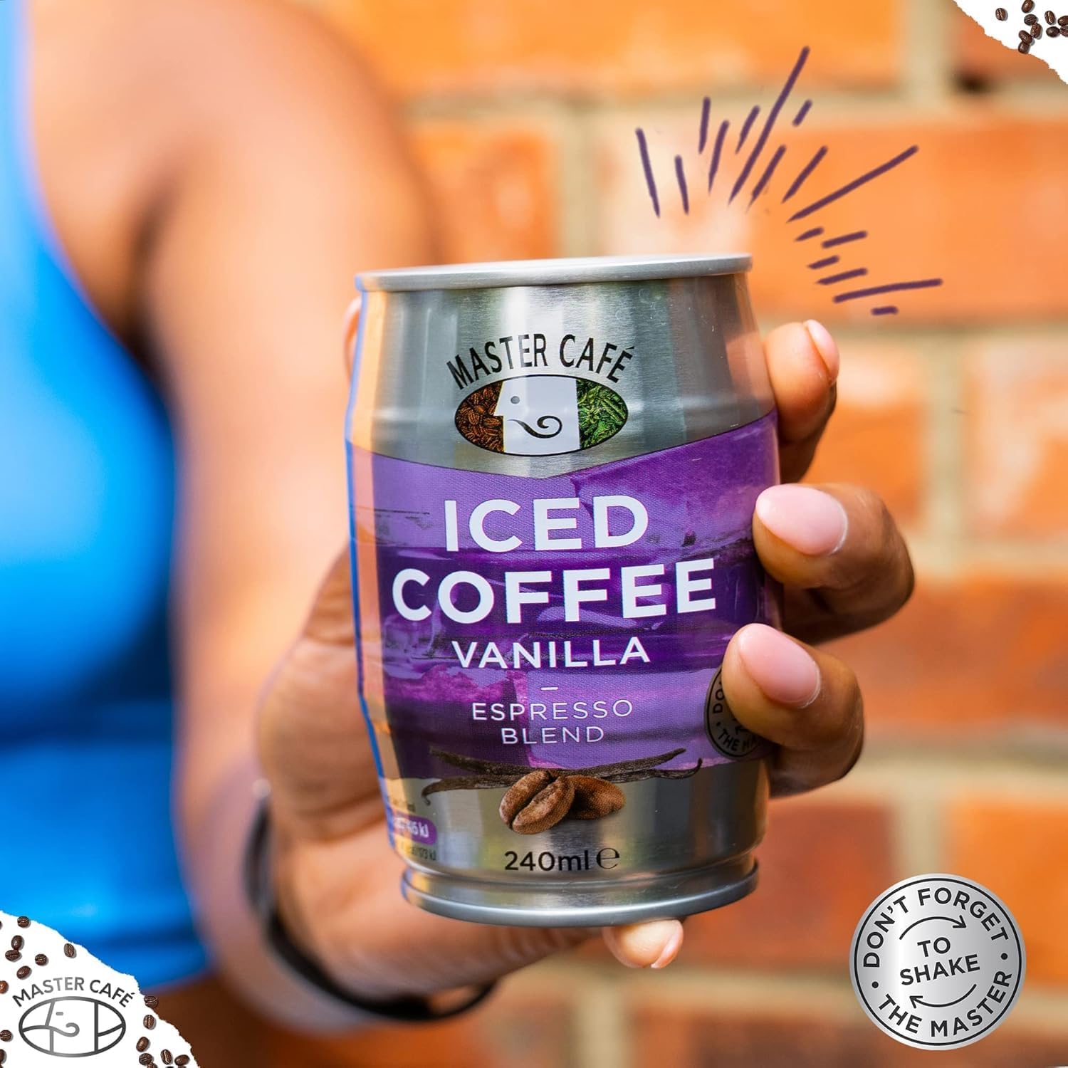 Master Café Iced Coffee in Cans, Vanilla 240ml – Good Food Company